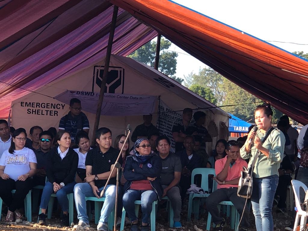 Catamco re-assumes post, breaks bread with evacuees