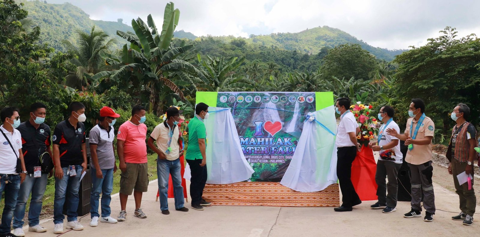 Mahilak falls in Davao del Sur opens