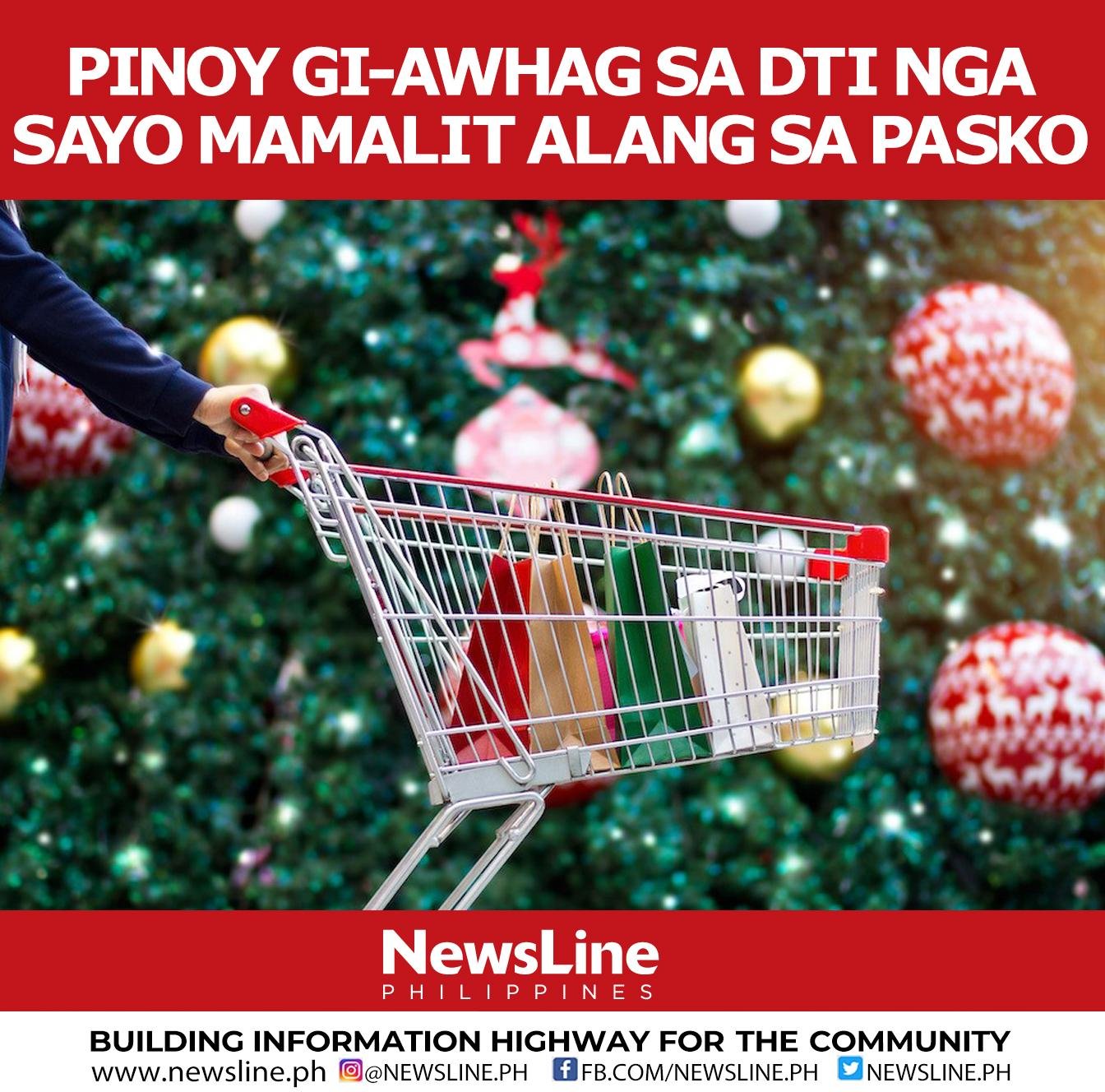 Pinoy gi-awhag sa DTI nga sayo mamalit alang sa pasko