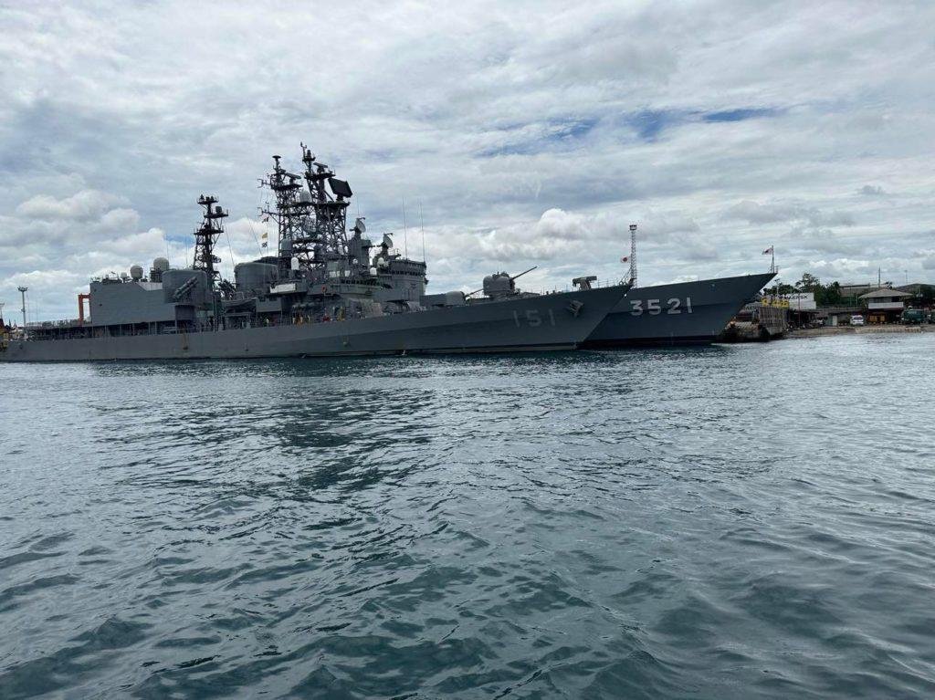 Samal passenger vessel accidentally collides with a Japanese warship at ...