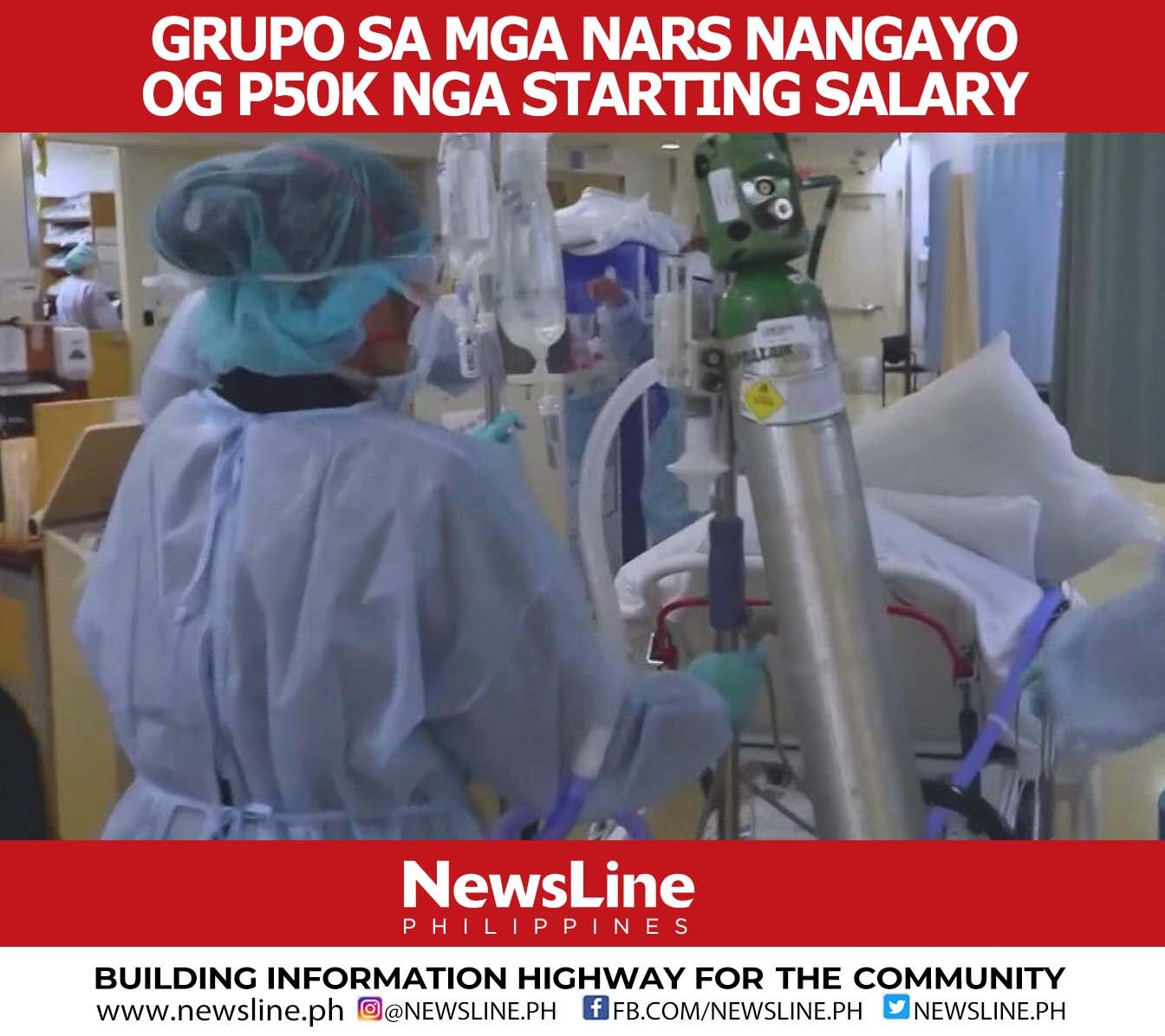 Starting salary sa mga Nars himuong P50K?