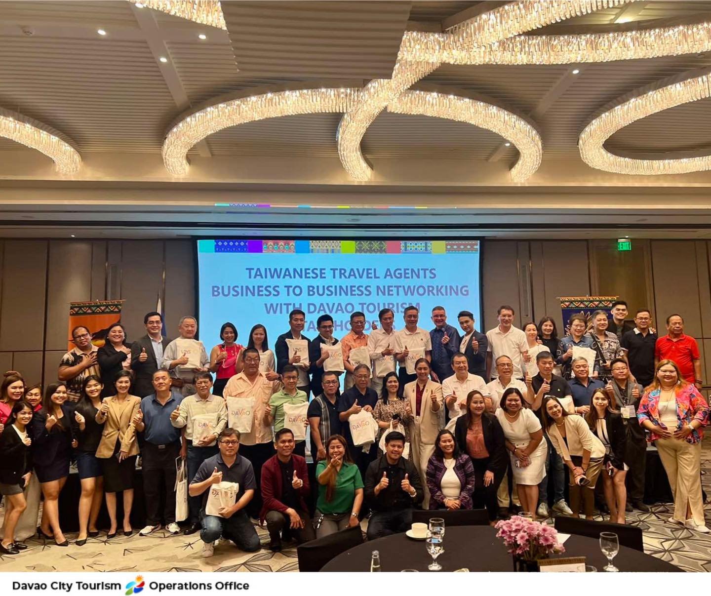 Taiwanese travel agents network with Davao tourism stakeholders