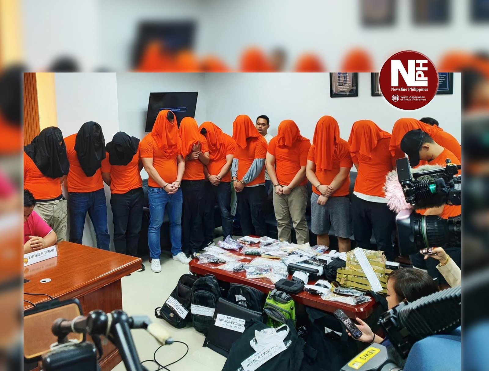NBI arrests 12 Chinese nationals for illegal possession of firearms