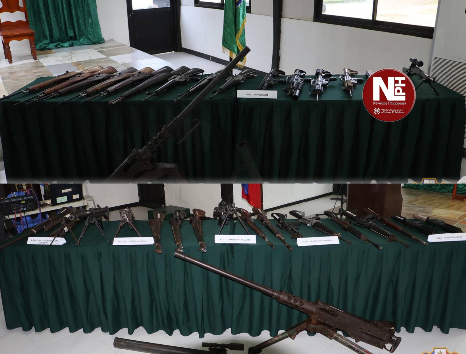 40 High-Powered firearms surrendered to military in Maguindanao