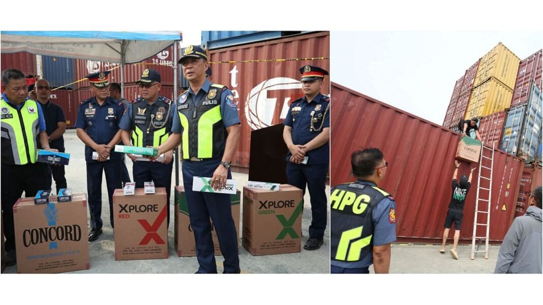 Marantan Leads PNP Crackdown on ₱2.6B Smuggled Cigarettes